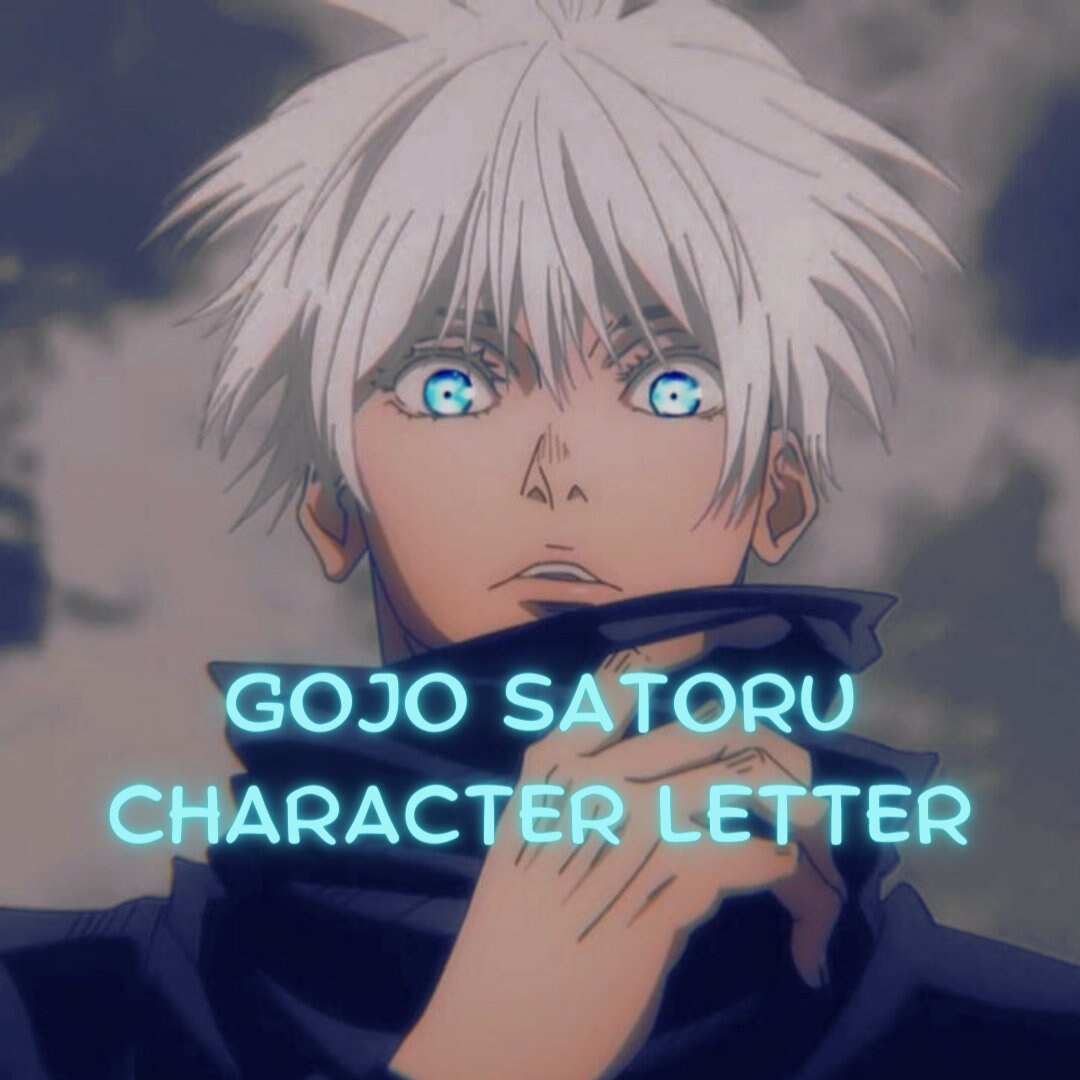 Gojo Satoru Character Letter digital - Etsy