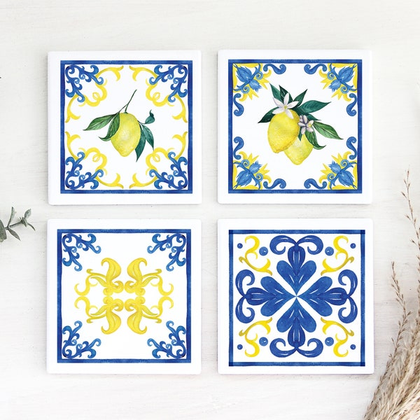 Tile Coasters - Etsy