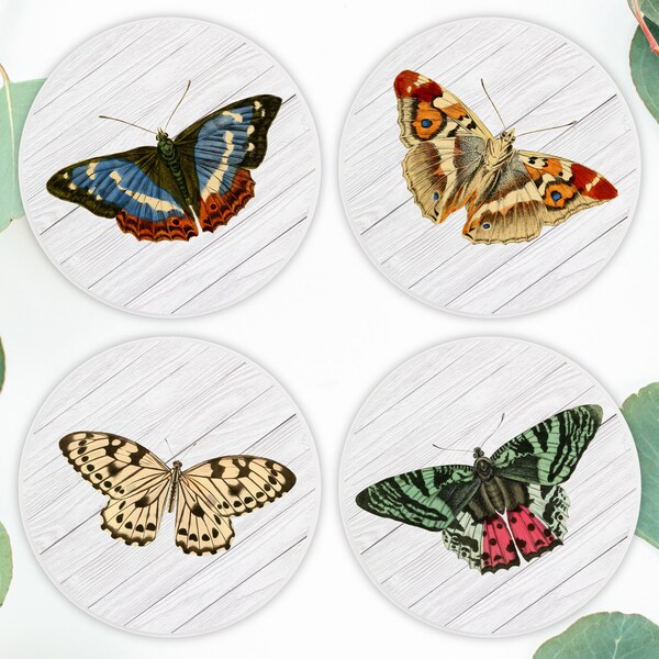 Butterfly Tile - Etsy