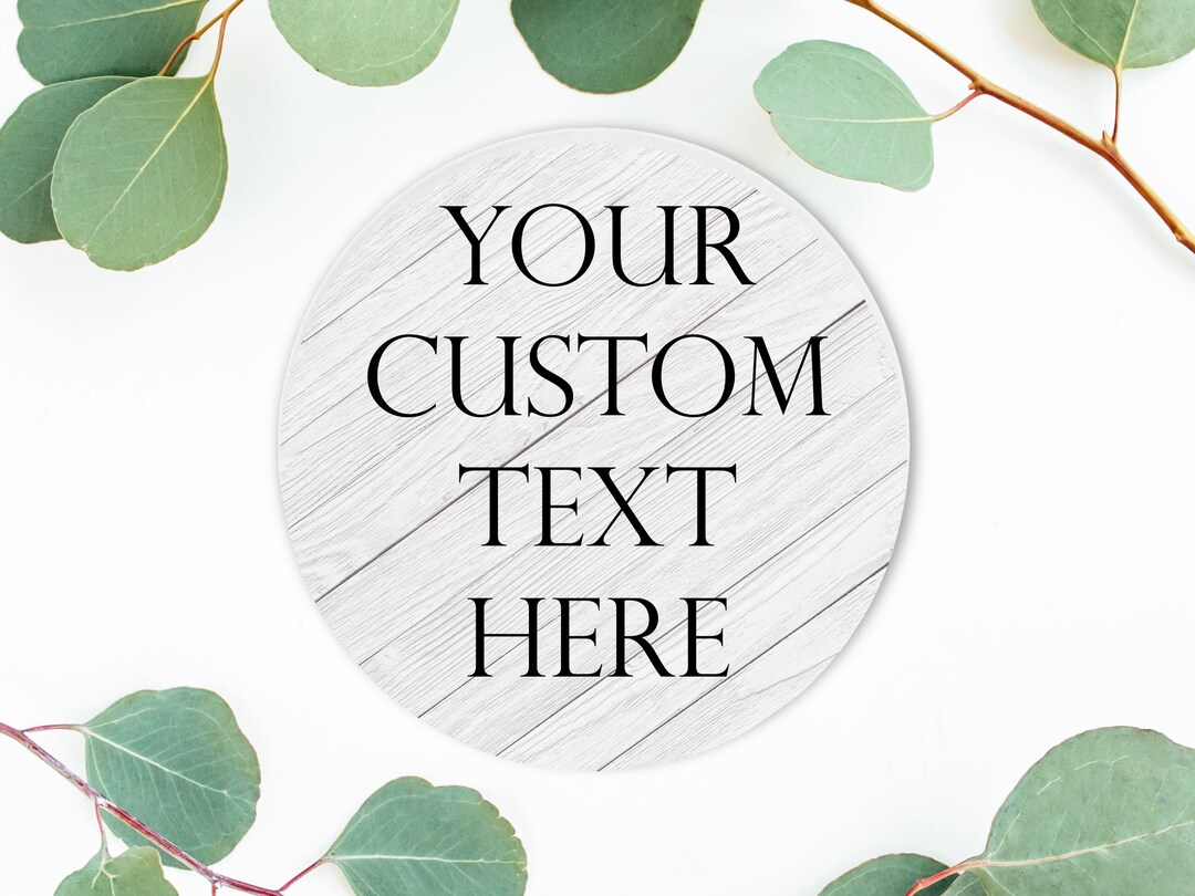 Custom Stone Coasters Set of 4 , Personalized Coaster With Text, Create ...