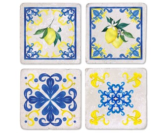 Italian Tile Coaster - Etsy
