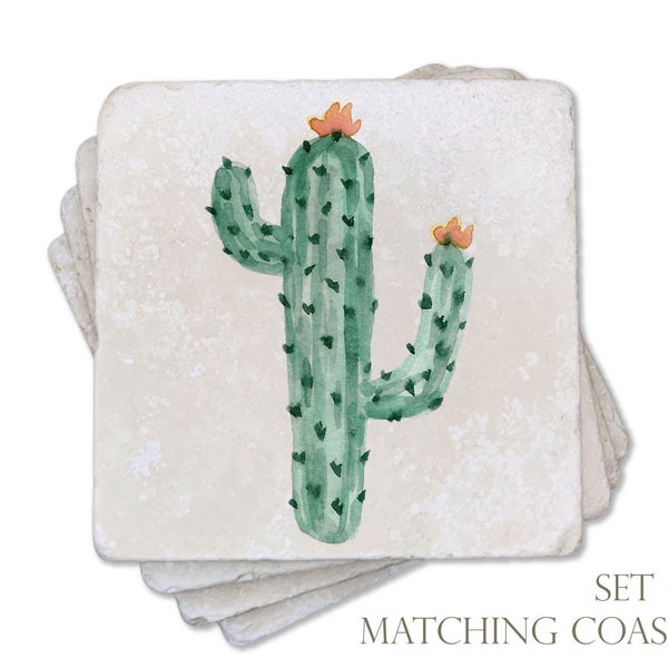 Cactus Coasters - Etsy