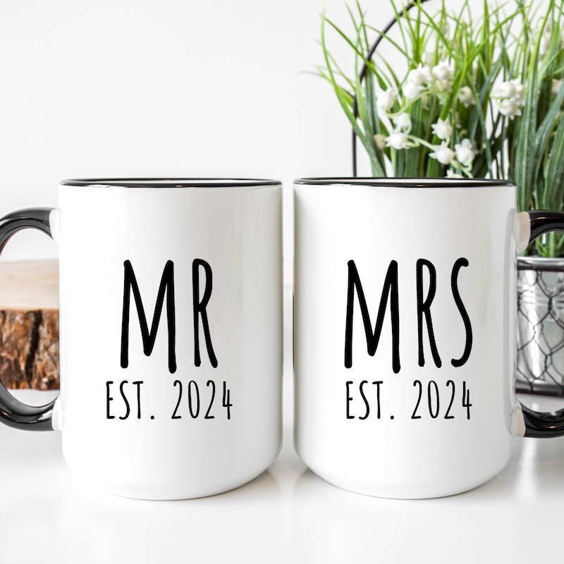 Mr and Mrs Mugs - Etsy