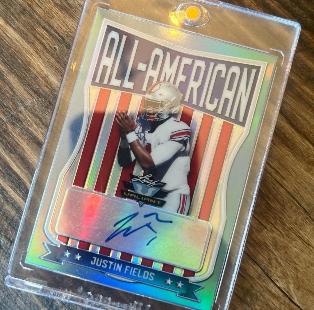 2021 Leaf Justin Fields Auto /20 - Etsy