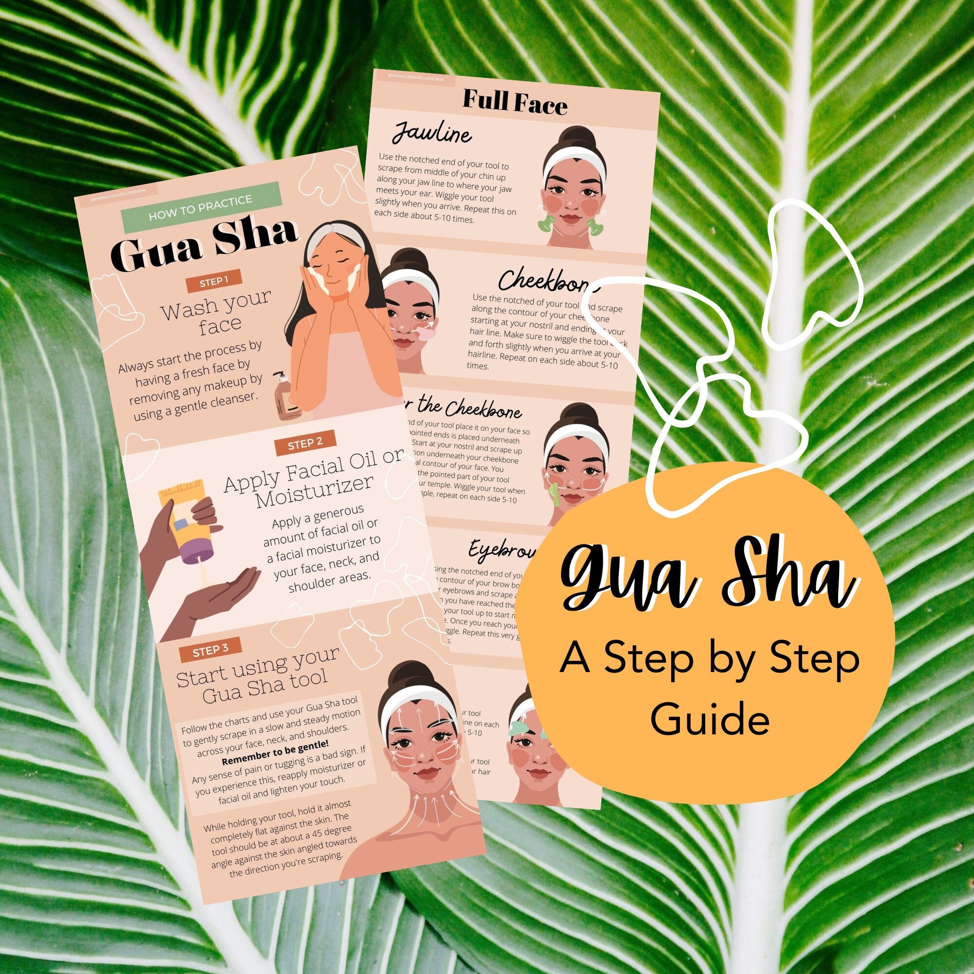 How to Practice Gua Sha: A Step by Step Guide - Etsy