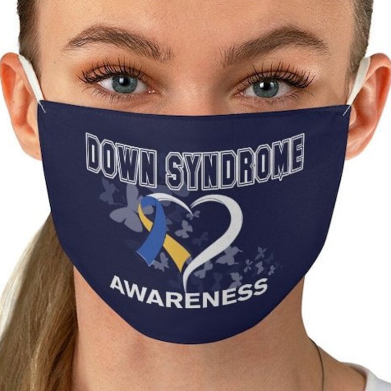 Down Syndrome Awareness Mask Breathable Washable Reusable | Etsy