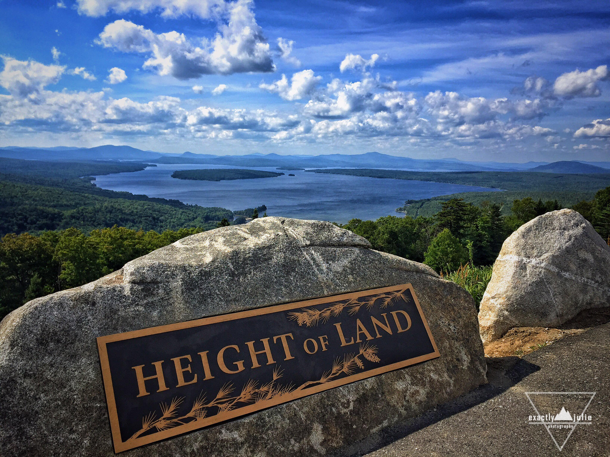 Height of Land Sign - Rangeley, Maine - Photography - Etsy