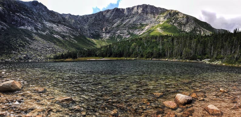 Chimney Pond - Mount Katahdin View - Baxter State Park - Panoramic ...