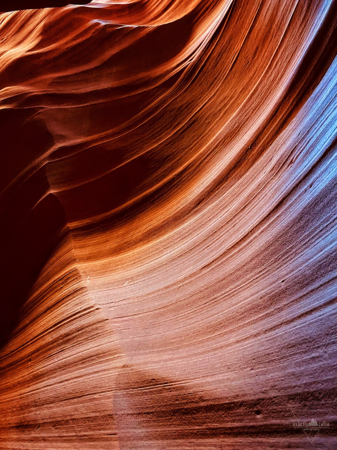Slot Canyons Sandstone Texture - Page, Arizona - Photography - Etsy