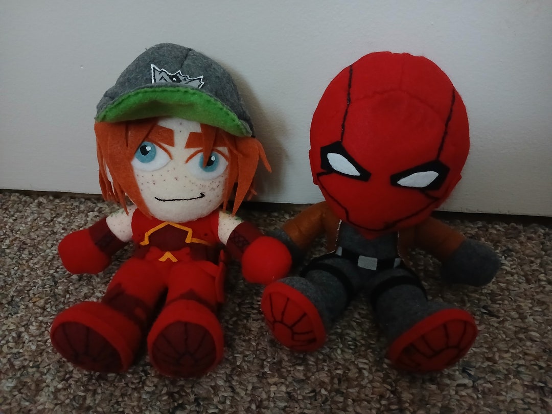 Hand-sewn Plush Dolls DC Comics Red Hood/arsenal N52 Roy Harper & Jason ...
