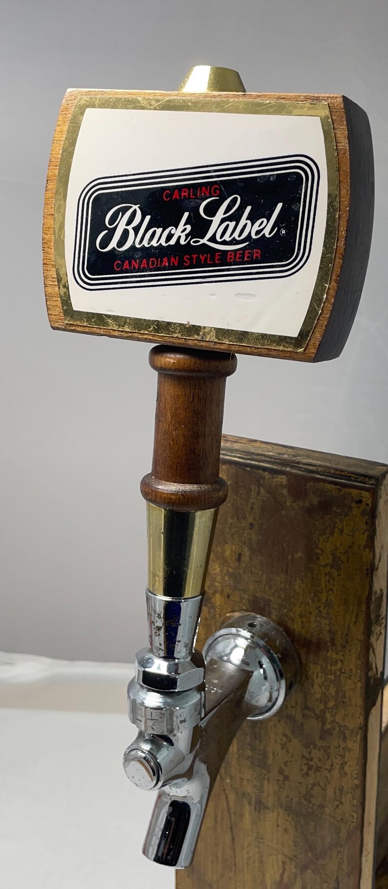 Carling Black Label Beer Tap Handle, Vintage Black Label Beer, Vintage ...