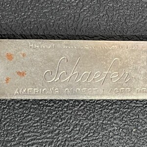 Vintage Schaefer Beer Bottle Opener, Schaefer Beer, Vintage Schaefer ...