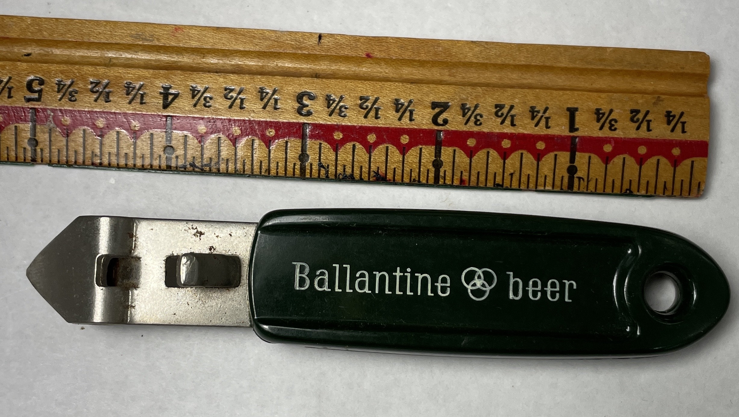 Vintage Ballantine Ale Beer Bottle Opener, Newark Beer, Vintage Newark ...