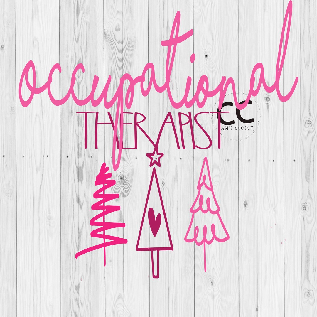 Occupational Therapy Christmas Trees Png Jpg - Etsy