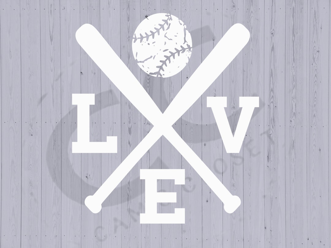Love Baseball Bats Png I Jpg I Svg - Etsy