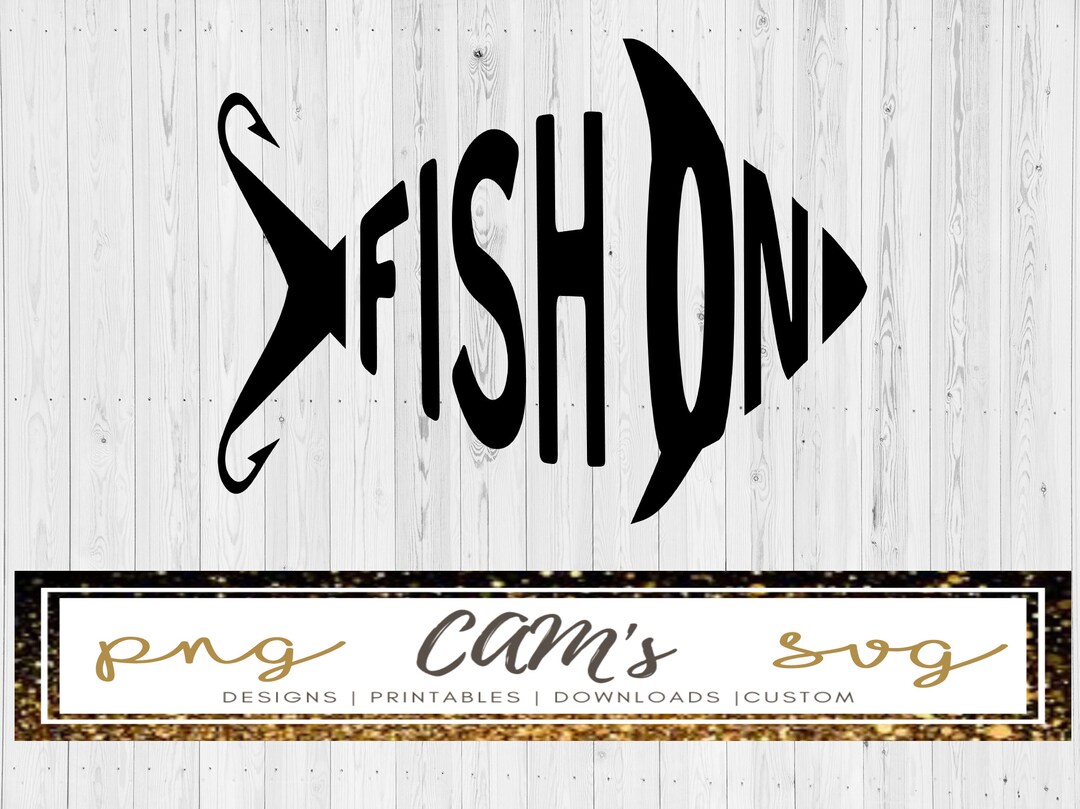 Fish on Svg I Fish on Png I Fishing I Jpg I - Etsy