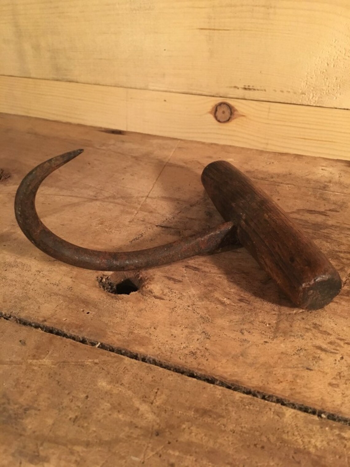 Vintage Hay Hook Primitive Hook Farm Hook Farmhouse Antique | Etsy