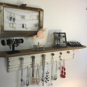 Vintage Earring Holder, Tabletop Metal Earring Holder, Small Free ...