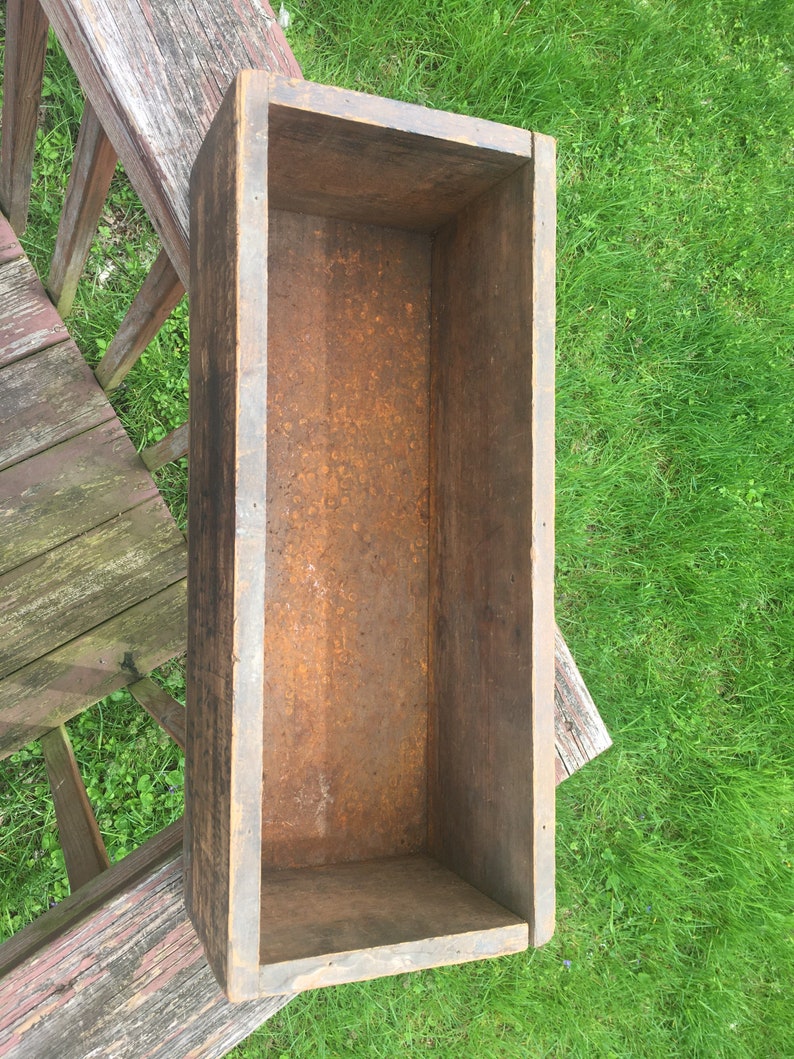 Antique Wood Shipping Box Rustic Storage Box Primitive Crate - Etsy