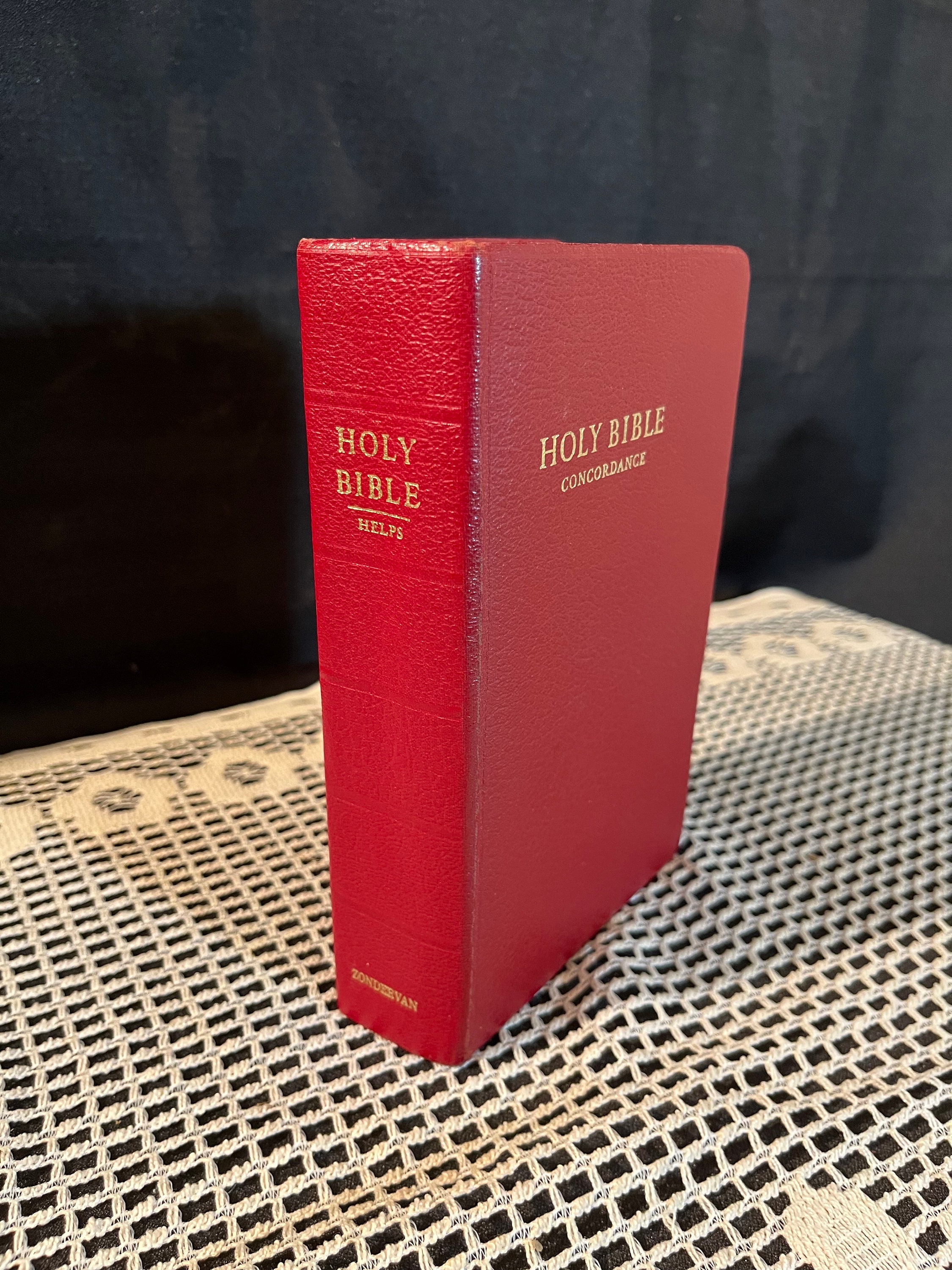1970, the Holy Bible Concordance, Zondervan Publishing House, KJV ...