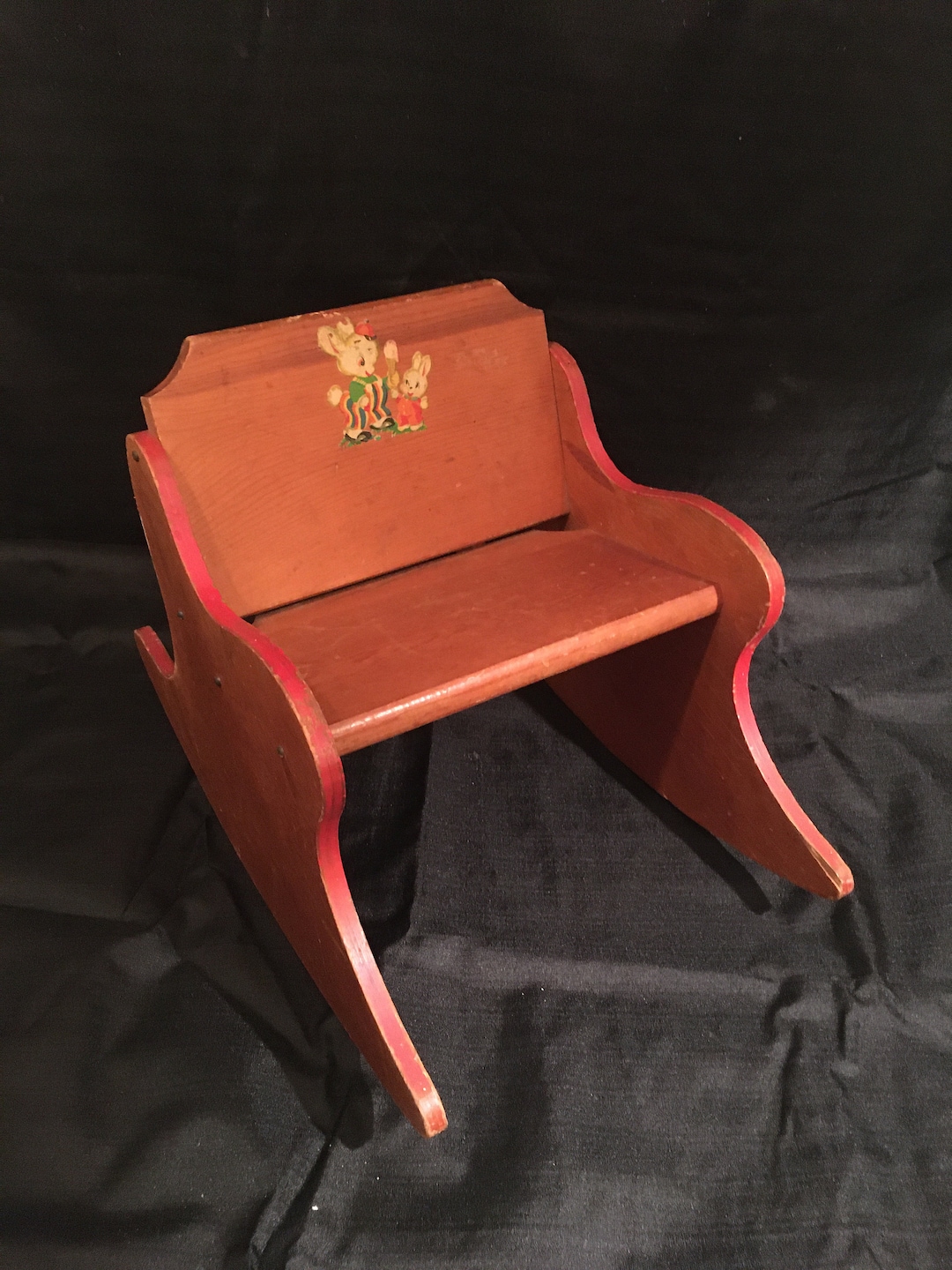 Vintage Child's Rocking Chair, Toddler Rocker - Etsy