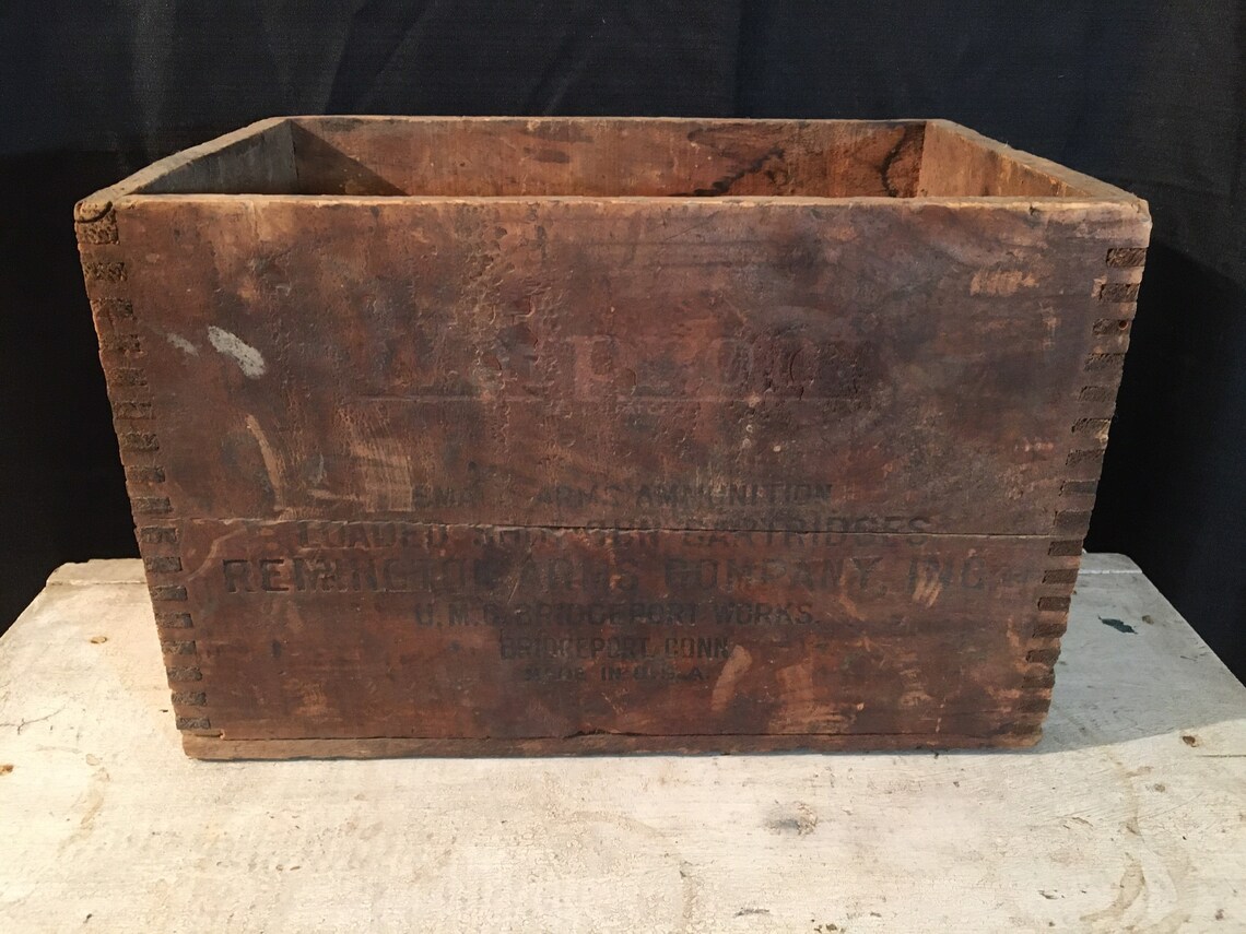 Vintage Remington Shur Shot Crate Vintage Wood Crate - Etsy