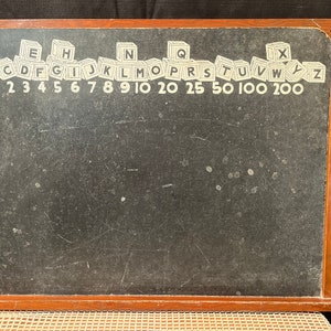 Vintage Children's Chalkboard, Blackboard, Large Chalkboard, Children's ...