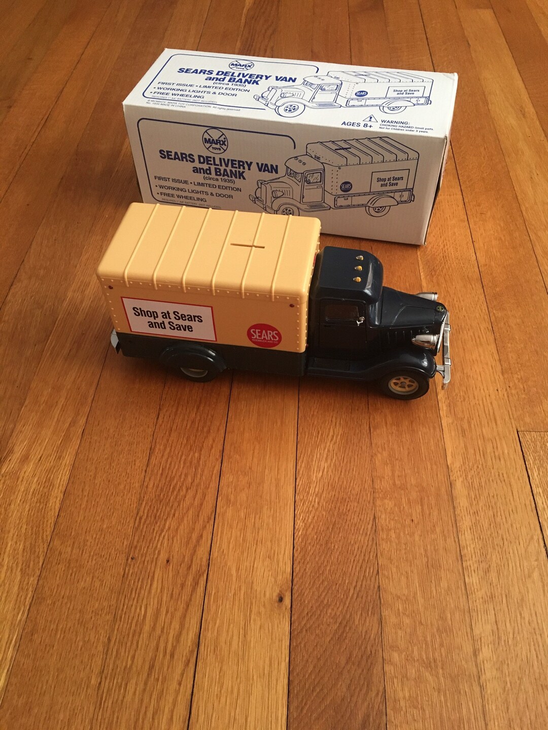 Vintage Marx Toys Sears Delivery Van and Bank, Limited Edition, First ...