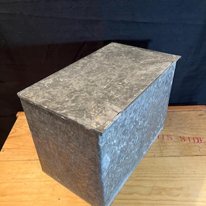 Vintage Sealtest Galvanized Milk Box, Insulated Milk Delivery Porch Box ...