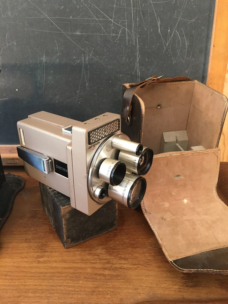 Vintage Argus M3 Movie Camera With Original Leather Case - Etsy