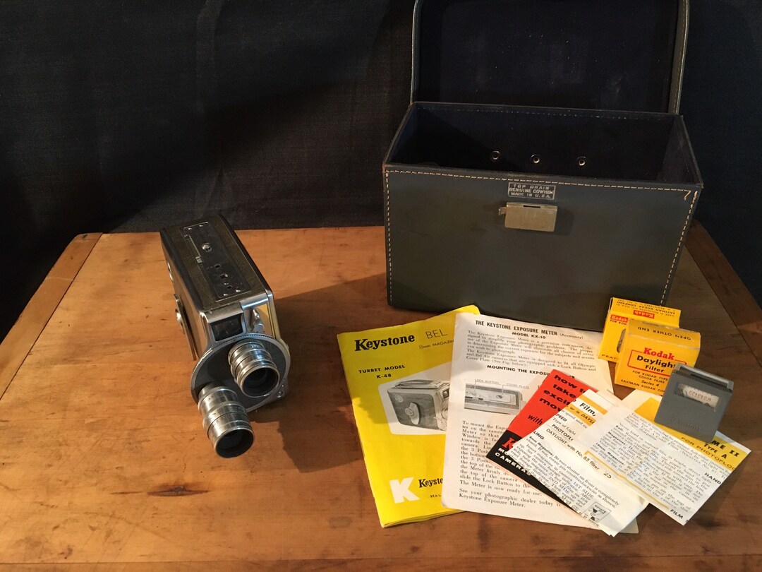 Vintage Keystone K-48 8mm Movie Camera, Bel Air Magazine 8mm - Etsy