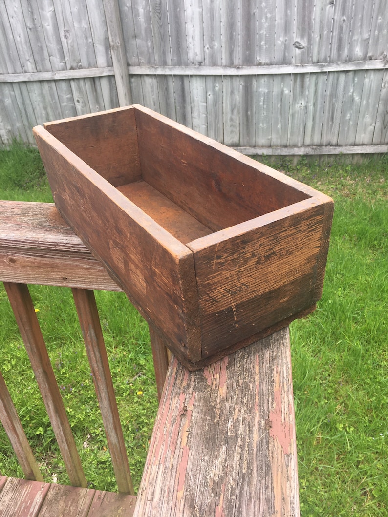 Antique Wood Shipping Box Rustic Storage Box Primitive Crate - Etsy