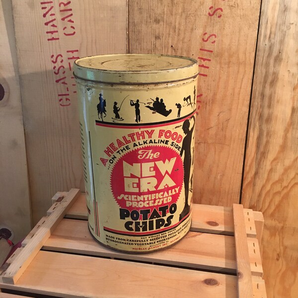 Potato Chip Tins - Etsy