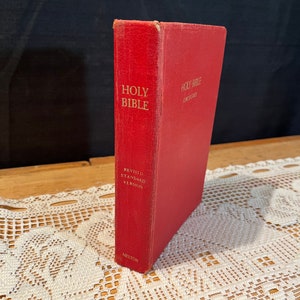1952, the Holy Bible, Revised Standard Version, the Melton Book Company ...