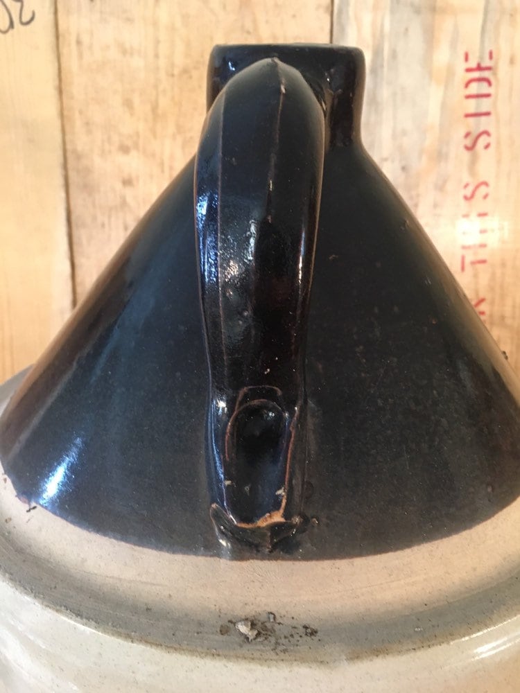 Vintage 5 Gallon Black Crown Jug, Robinson Ransbottom, Whiskey ...