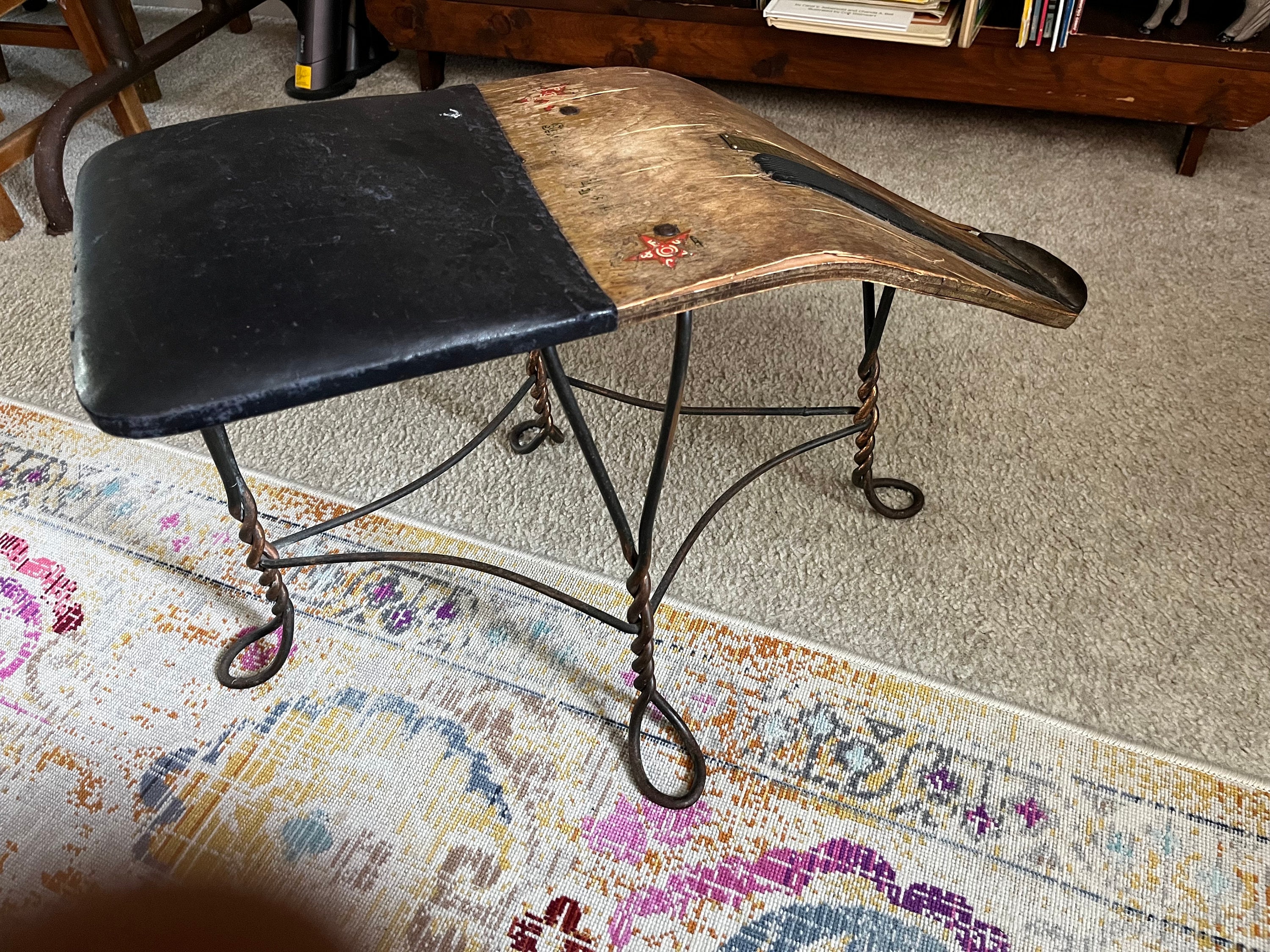 Antique Shoe Store Stool, - Etsy