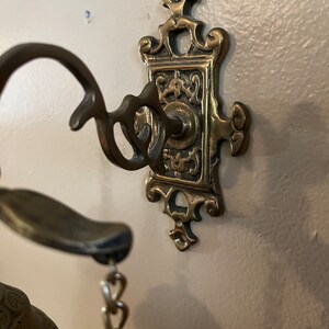 Vintage Solid Brass Doorbell, Ornamental Gate Bell, Triple Bell Pull ...