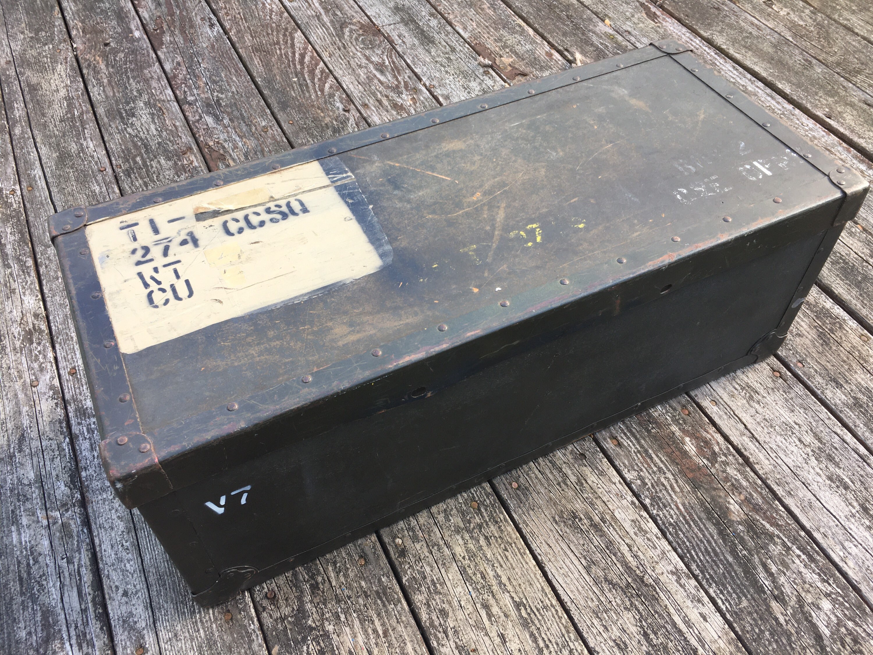 Vintage US Air Force Storage Trunk Texas Trunk Co. Military - Etsy