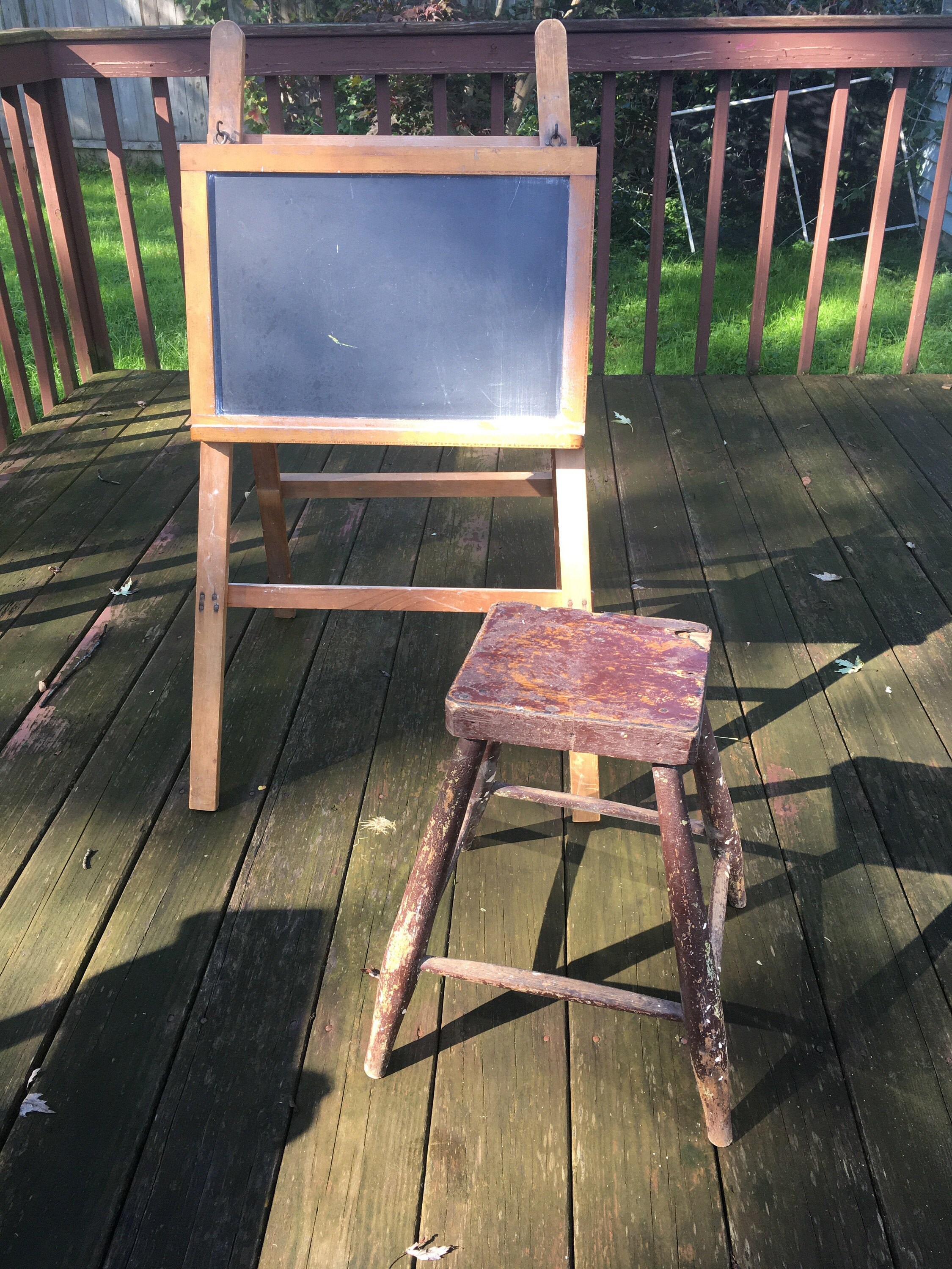 Antique Wood Stool Primitive Stool - Etsy