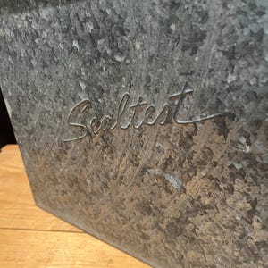 Vintage Sealtest Galvanized Milk Box, Insulated Milk Delivery Porch Box ...