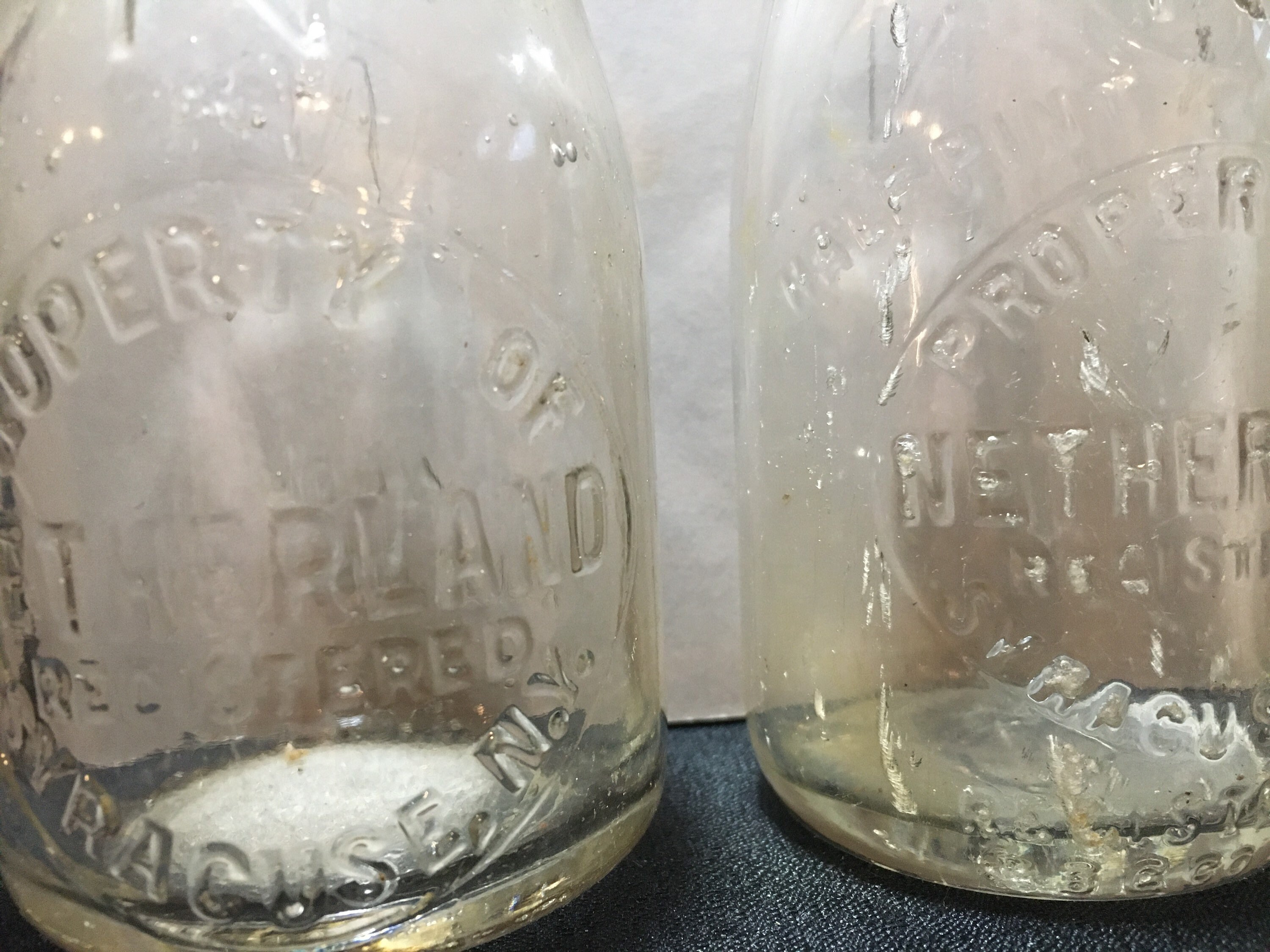 Netherland Dairy Syracuse NY Pyro Glass Milk Bottle | Etsy