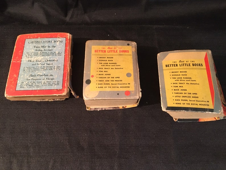 Vintage Better Little Books, Big Little Books. Set of Three, Lone Star ...