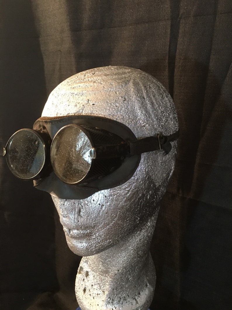 Antique Willson Safety Goggles Round Lenses Welding Goggles | Etsy
