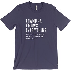 Personalized Grandpa Shirt. Customize for Dad, Papa, Gigi, Mom,pop ...