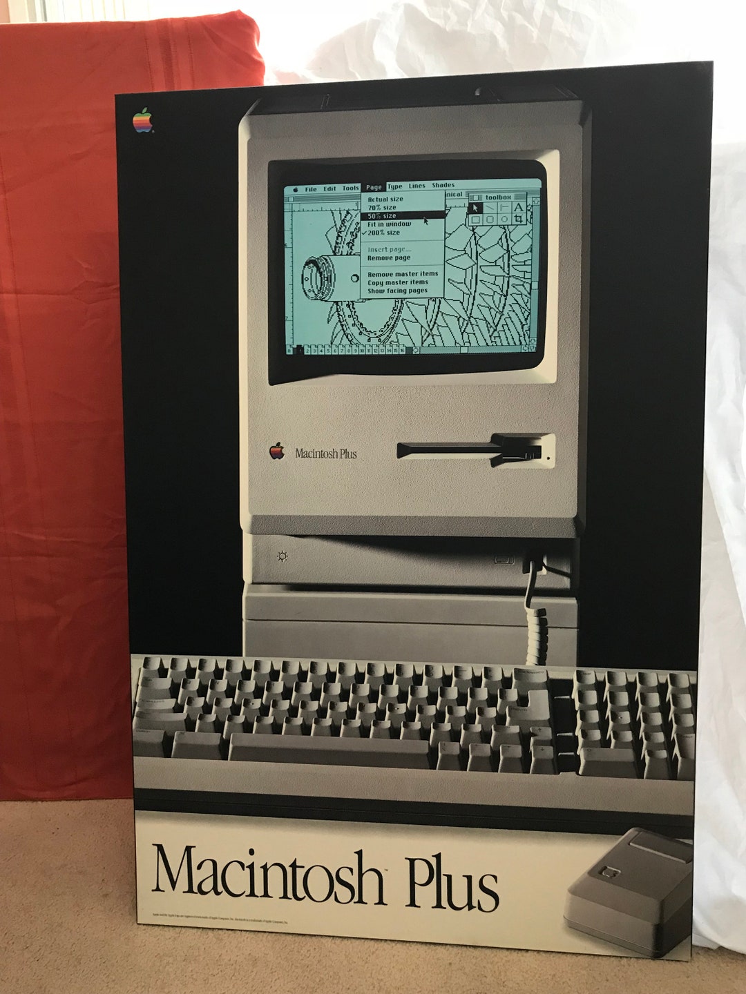 APPLE MEMORABILIA, RARE - Advertising Board From the 1980s (macintosh ...