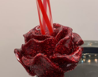 Rose Straw Topper - Etsy