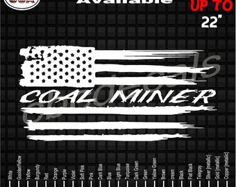 Coal Miner Decal | Etsy