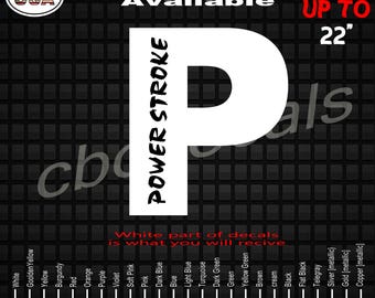 Powerstroke decal | Etsy