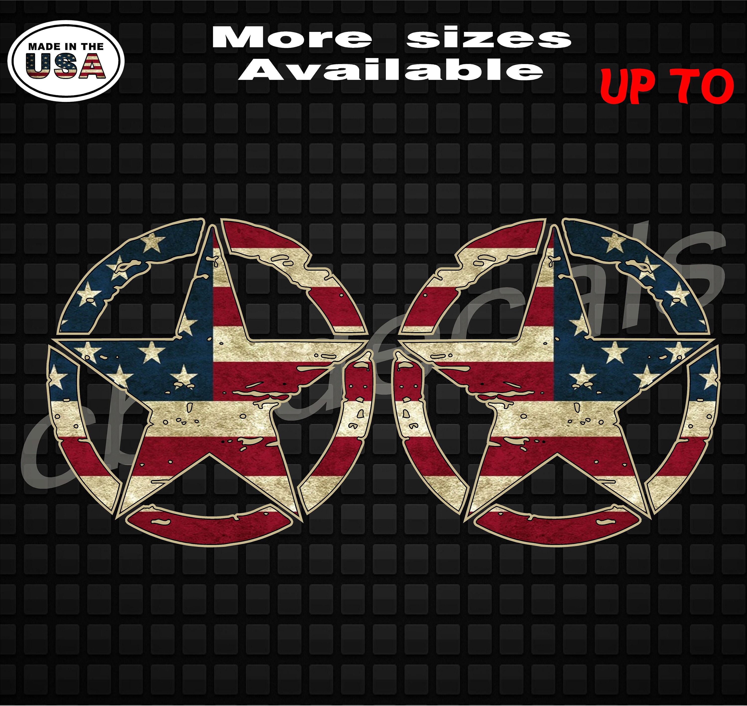 Electronics & Accessories Decals & Skins Star Decal Graphics Pair ...