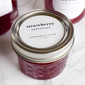 Glam-pop Jam + Jelly Labels • Custom Stickers for Packaging, Bottles ...